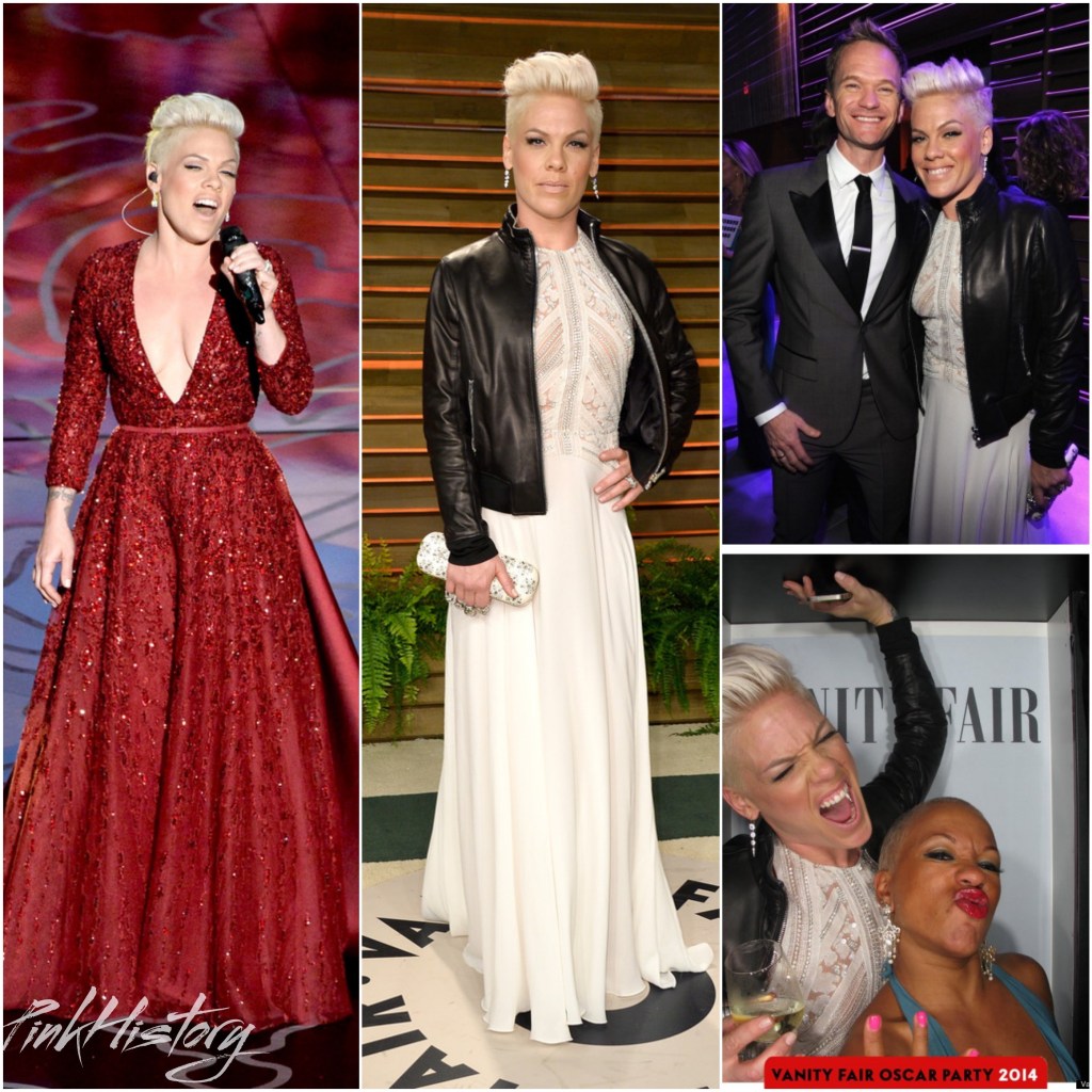 On This Day in Pink History… 2nd March 2014, Pink attended the Oscars ...