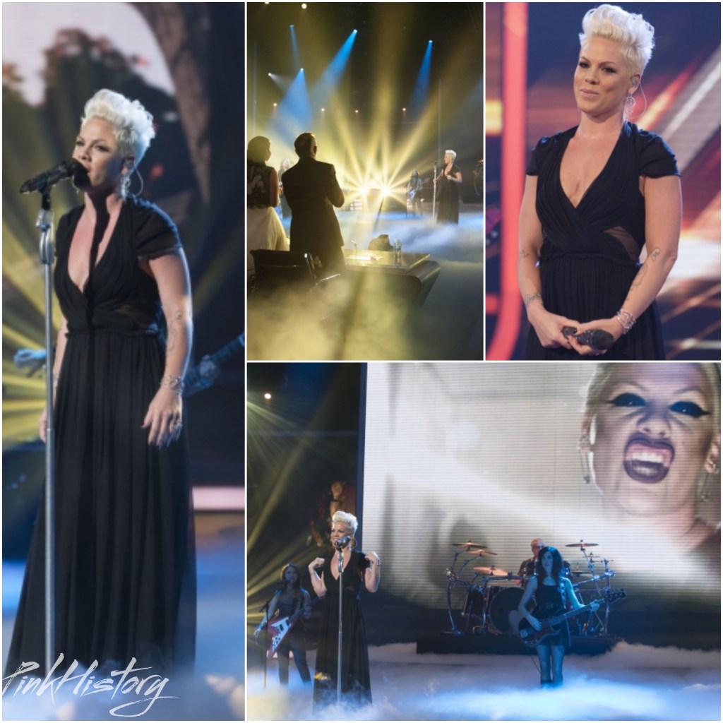 On This Day in Pink History, 2nd December 2012, Pink performed Try on ...