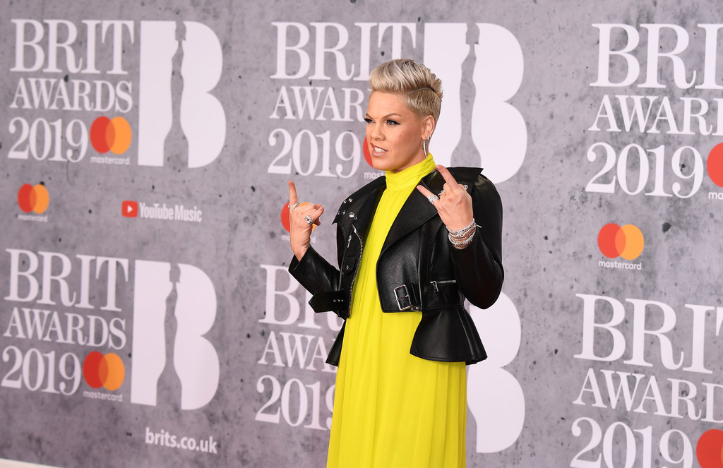 P!nk at the Brits 2019 – Outstanding Contribution to Music Award | On ...